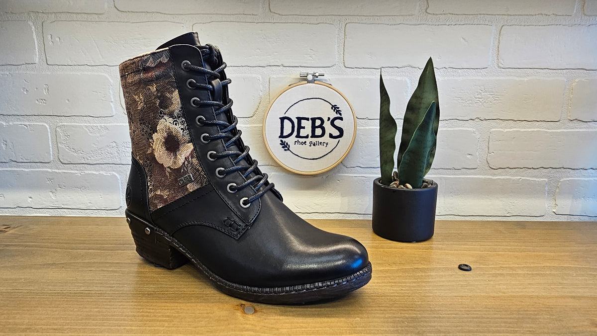 Rieker Linda - Black Multi – Deb's Shoe Gallery